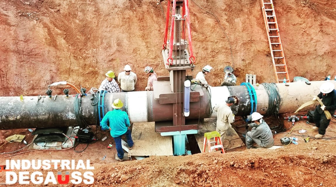 36" Valve Installation Job - Industrial Degauss - Pipeline ...