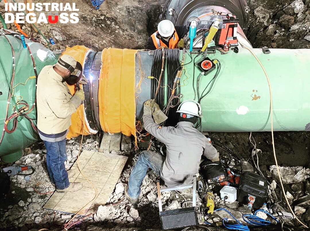 Magnetized Pipe at Cheyenne Hub Enhancement - Industrial Degauss ...