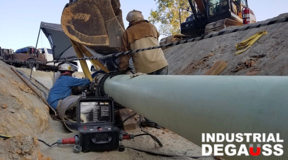 16" Pipe in North Carolina - Industrial Degauss - Pipeline ...