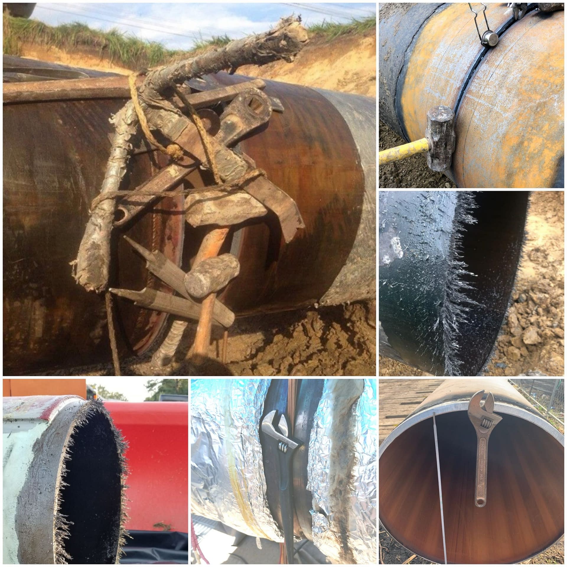 Magnetized pipes are good for decorating, bad for welding - Industrial ...